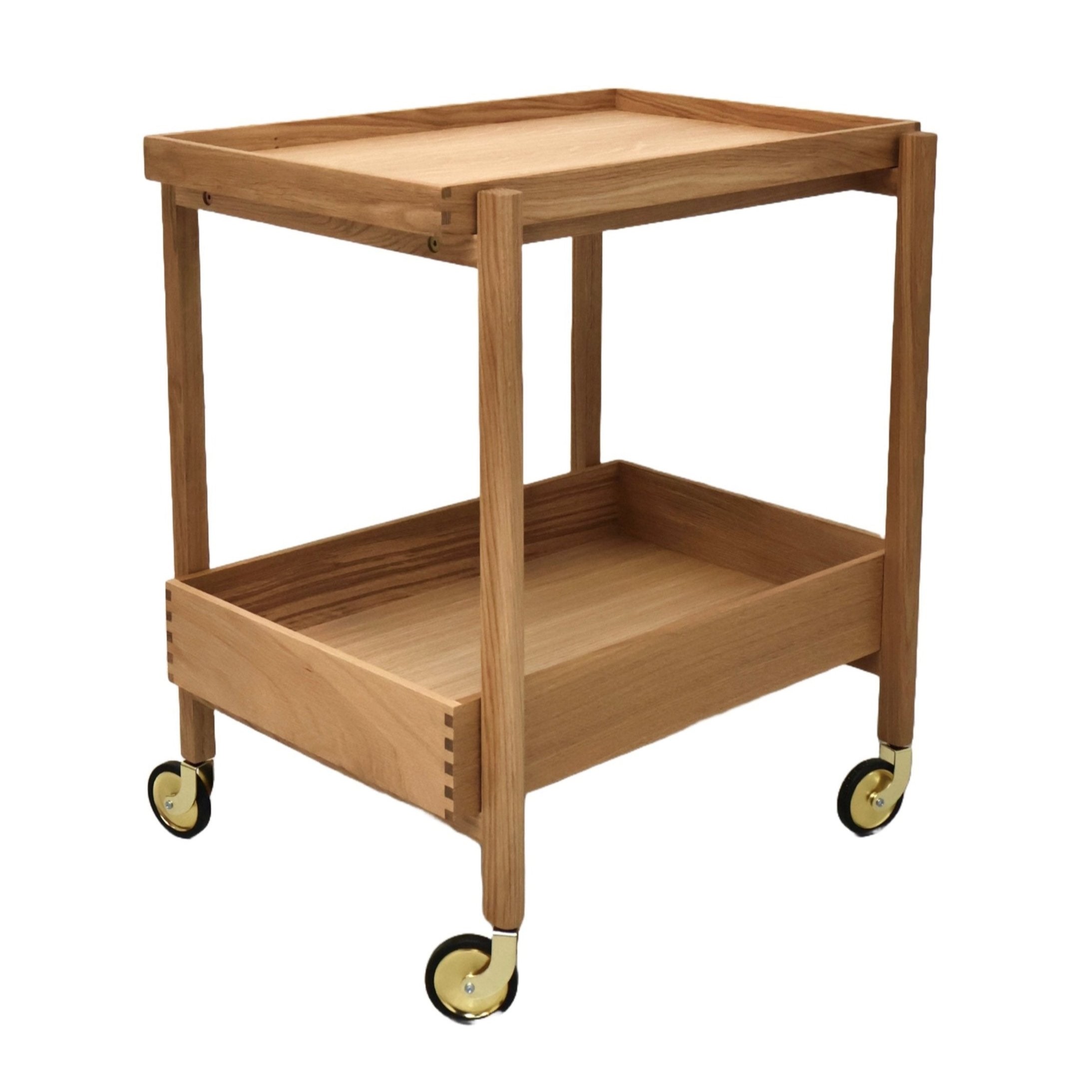 Serveringsbord | Bakkebord | Unik lille bakkebord | Massiv egetræ ...